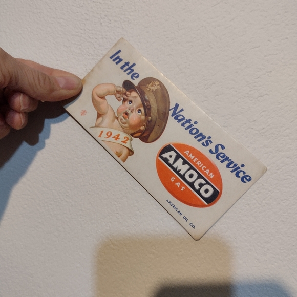 Vintage | Other | World War Ii 942 Ephemera Amoco Trade Card | Poshmark